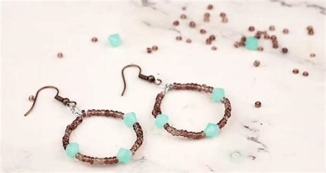 آموزش ساخت گوشواره کیوت با وسایل ساده و مهره آویزی و حلقه ای