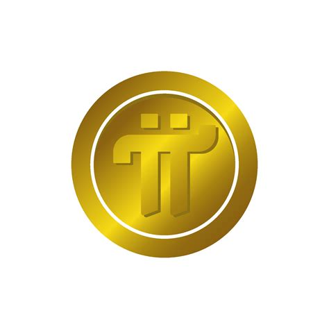 Pi Icon Pi Coin Pi Network Logo Pi Vector Illustration Cryptocurrency Symbols Modern And