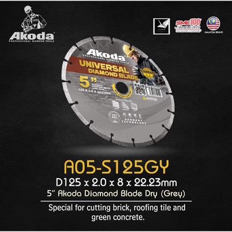 Akoda 57 Concrete Cutting Disc Mata Potong Simen Universal Diamond Saw Blade Circular Saw