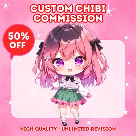 Custom Chibi Character Couple Chibi Cute Chibi Chibi Fanart Chibi Commission Chibi Logo
