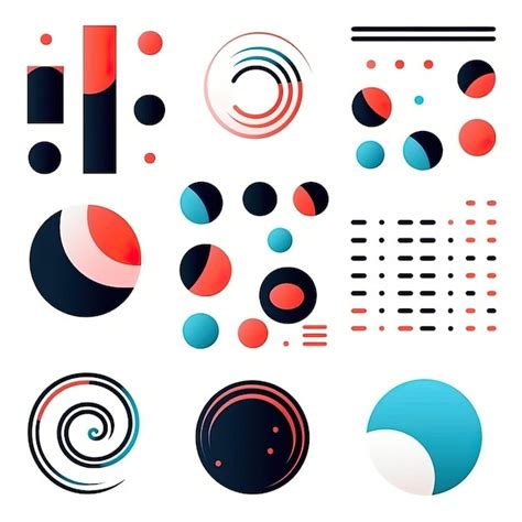 Premium Photo Minimal Vector Dynamic Shapes On White Background