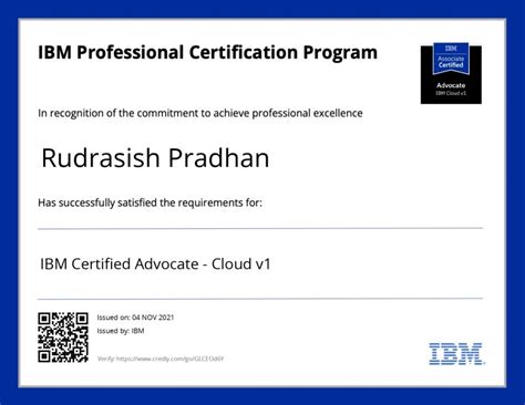 View My Verified Achievement From Ibm Professional Certification Rudrasish Pradhan 79 Comments
