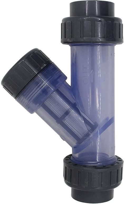 Pvc Hose Filter Y Type 20mm 40mm Mesh Filter Aquarium Irrigation Pvc