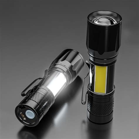 【ready Stock】mini 3 Mode Led Rechargeable Touchlight Usb Waterproof Mini Torchlight Lampu Suluh