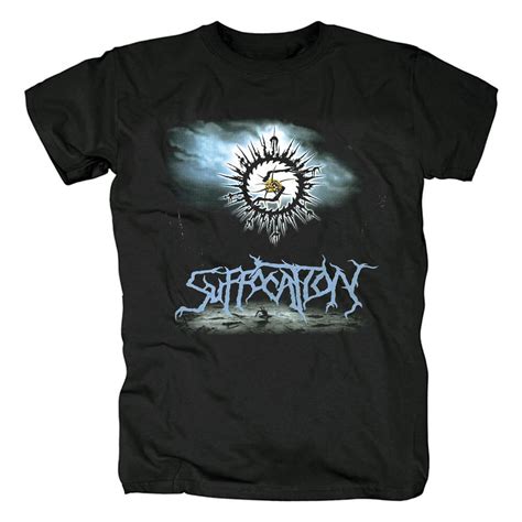 Suffocation Band T Shirt Us Metal Punk Rock Tshirts Design