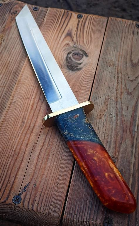 New Knofe I Made I Had Doubts About This Hybrid On A Handle But In The End I Am Satisfied With