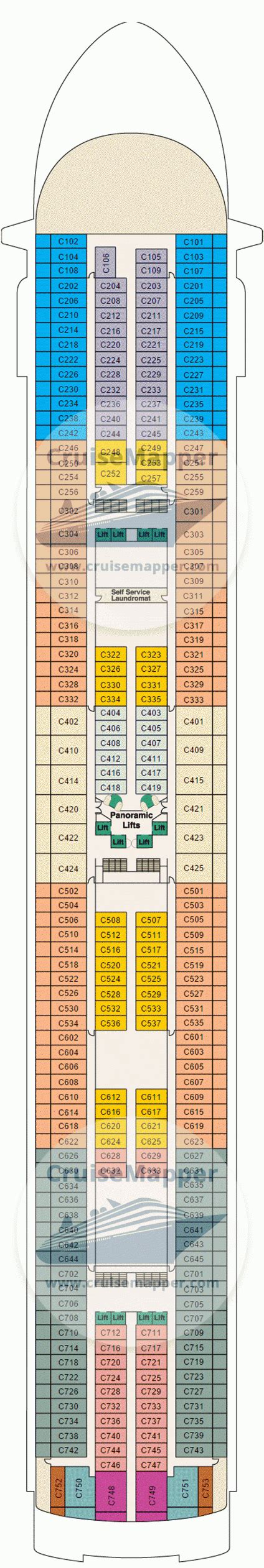 Grand Princess Deck 10 Plan Cruisemapper