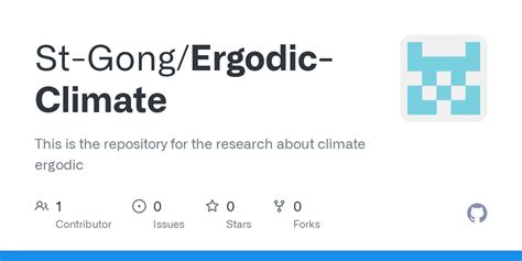 Github St Gongergodic Climate This Is The Repository For The