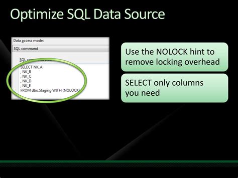 Ppt Maximizing Ssis Performance Best Practices And Optimization Tips