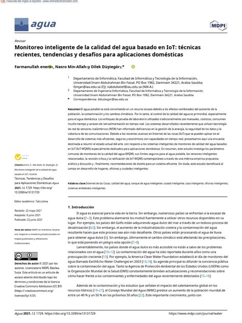 Iot Based Smart Water Quality Monitoring Recent Techniques Trends