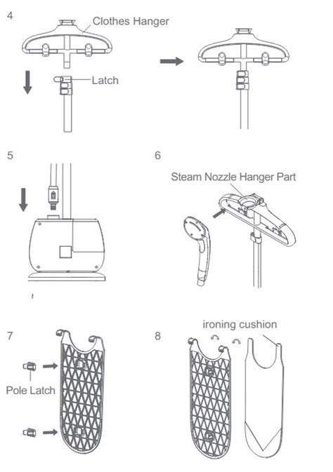 Jimmy Gt306 Garment Steamer Instruction Manual