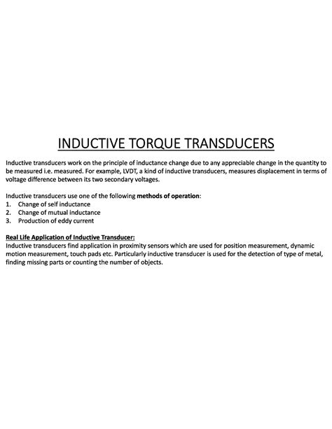 inductive transducer all are randomly uploaded basic