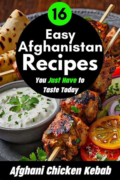 Afghani Chicken Kebab Recipe