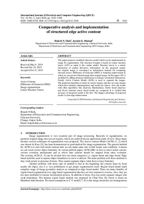 Pdf Comparative Analysis And Implementation Of Structured Edge Active Contour
