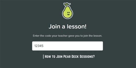 JoinPD: How to Join Pear Deck Sessions in 2025? - Viral Time Zone
