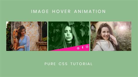 Pure Css Image Hover Effect Learn Css Animation Youtube