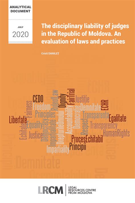The Disciplinary Liability Of Judges In The Republic Of Moldova An