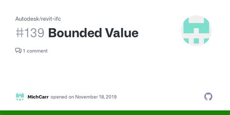 Bounded Value · Issue 139 · Autodesk Revit Ifc · Github