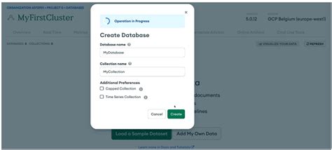 How To Create A Database In Mongodb