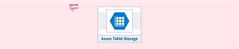 What Kind Of Nosql Store Is Azure Table Storage Scaler Topics