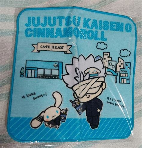 Cinnamoroll Jujutsu Kaisen0 Sanrio Gojo Satoru Cinnamon Roll Hand Towel
