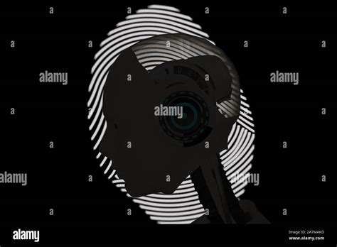 Artificial Intelligence With Biometrics And Machine Deep Learning Technology Concept For