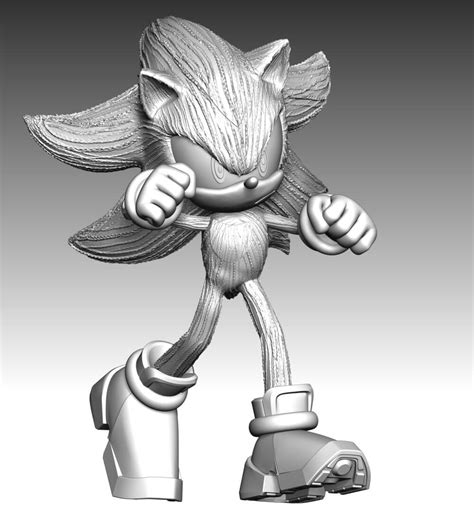Shadow Sonic The Hedgehog 3 3d Model By Lovemodel