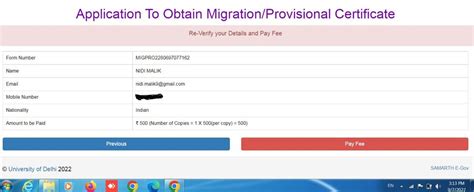 [resolved] Delhi University — Amount For Migration Certificate Got Deducted From Bank Account