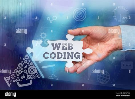 text caption presenting web coding concept meaning a system of symbols