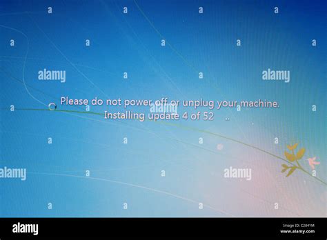 Windows Install Screen On A PC Monitor Screen England UK Stock Photo Alamy
