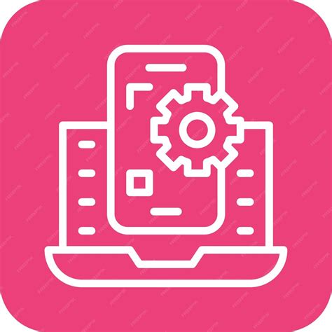 Premium Vector App Development Vector Icon Illustration Of Coding And Development Iconset