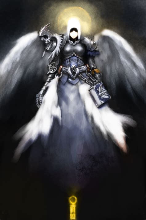 Safebooru 1girl Absurdres Angel Angel Wings Armor Belt Belt Buckle