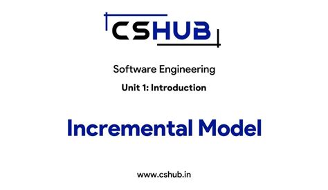 Incremental Model Software Engineering