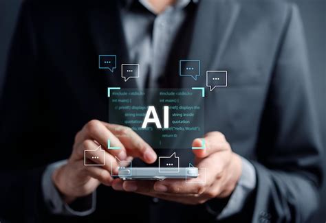 Premium Photo Businessman Using Chatbot In Computer Smart
