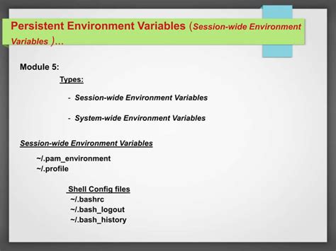 Environment Variables In Linux Ppt