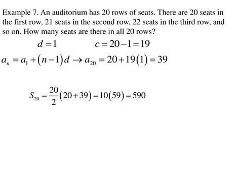 Ppt Arithmetic Sequences And Partial Sums Powerpoint Presentation Free Download Id7083268