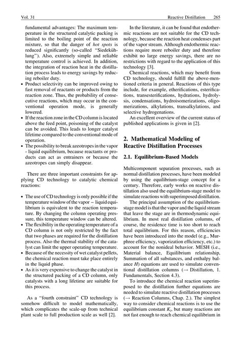 Reactive Distillation Pdf