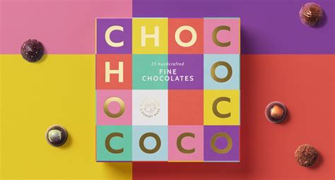 Chococo Chocolate Brand Packaging Design