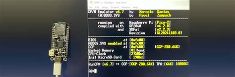 A Tiny RunCPM CP M Computer Based On An Adafruit RP Adalogger Hacksterio Adafruit