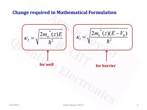 Calculation Of Transmission Coefficient Using Propagation Matrix Method Ppt