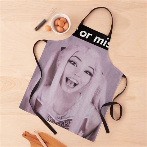 Hit Or Miss Belle Delphine Apron Premium Merch Store Belle Delphine