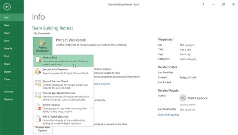 working with permissions in microsoft excel training connection