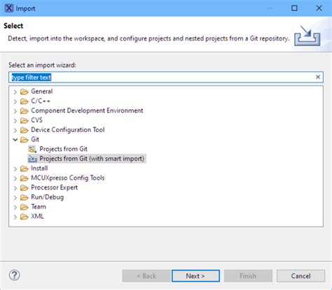 Import Projects From Git Into Eclipse Mcu On Eclipse