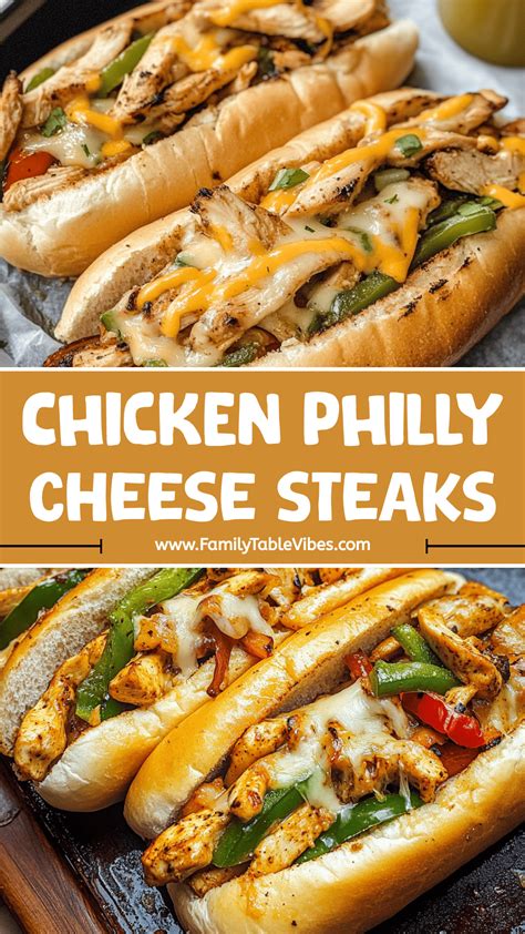 Easy Chicken Philly Cheese Steaks Recipe Chicken Philly Cheesesteaks