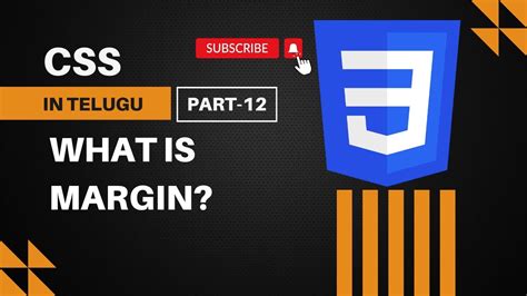 12 What Is Margin In Css In Telugu Css Tutorial In Telugu Css In