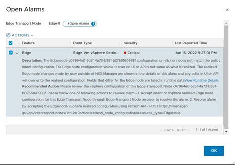 Edge Vm Vsphere Settings Mismatch Storm Cloud