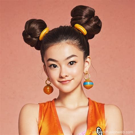 Chichi From Dragon Ball Z Stable Diffusion Online