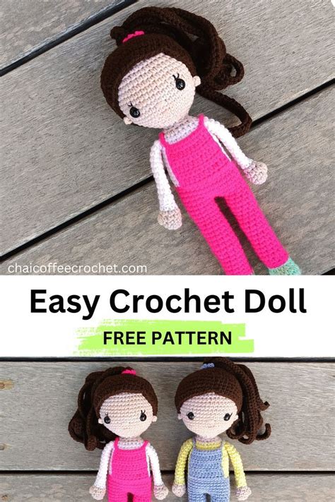 Zoya Crochet Doll With Overalls Artofit