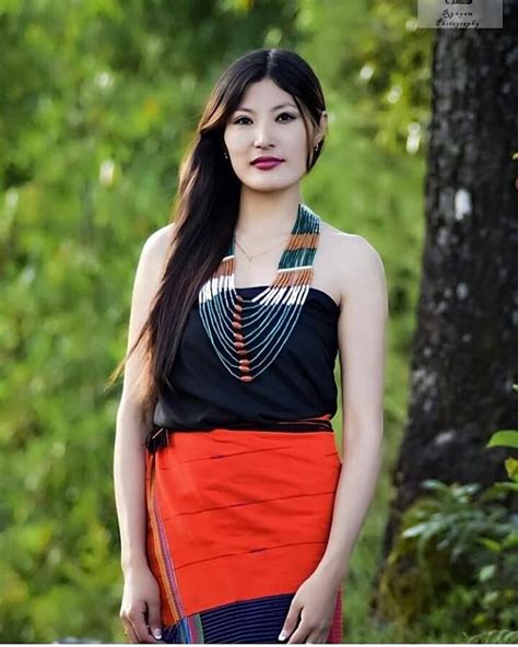 Beautiful Lady In Naga Attire Naga Traditional Dress Indigenous
