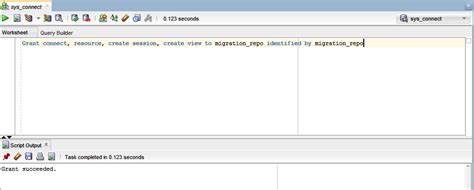 Oracle Sql Error On Script Execution Try Deleting Repository Before Creating Repository